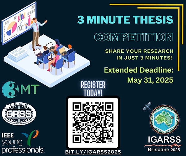Three Minute Thesis (3MT™) Competition at IGARSS 2025 - GRSS-IEEE